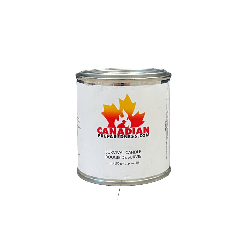 Emergency Survival Candle - 40 Hour Burn Time – Canadian Preparedness
