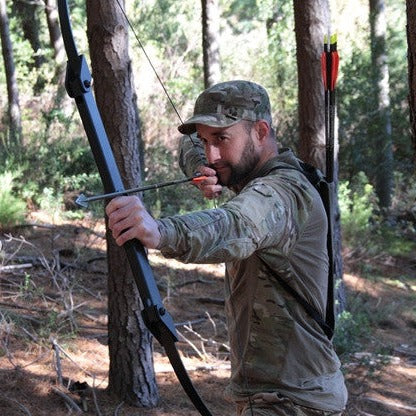 SAS Tactical Compact Survival Bow | 55# Draw | Portable Folding Design ...