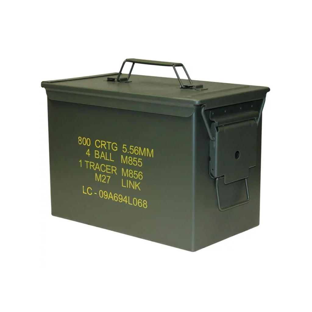 800 CRTG PA-108 Fat 50 Cal Large Steel Ammo Box – Waterproof & Heavy ...