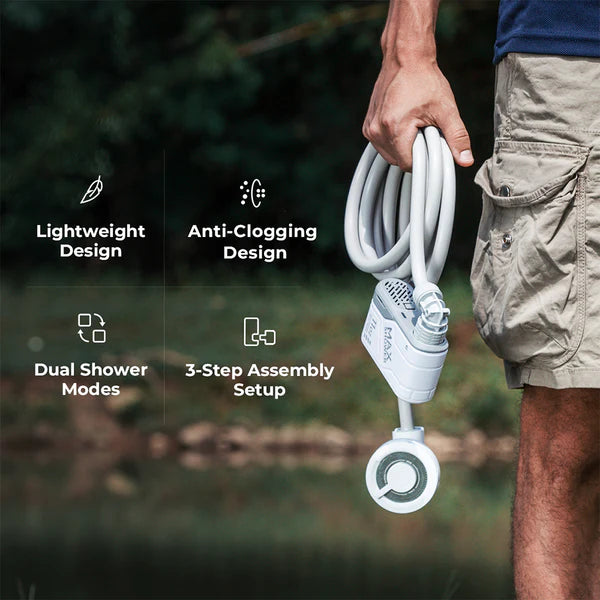 Max Shower | Ultralight Outdoor Shower | Flextail — Canadian Preparedness