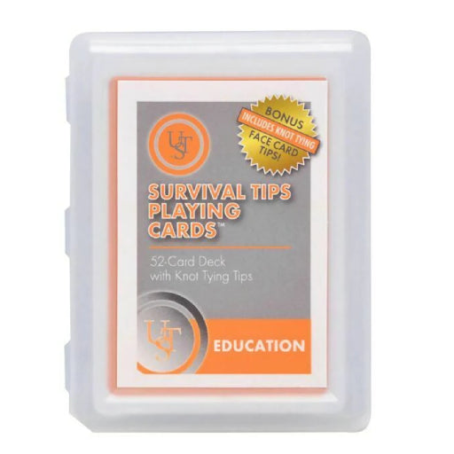 UST Survival Tips Playing Cards – Canadian Preparedness