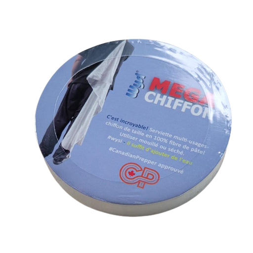 Wysi Mega Sized Compressed Towel Puck – Canadian Preparedness