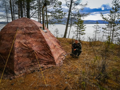 Russian Bear "UP-5" Woodstove Tent with DOOR | 3-8 person – Canadian ...