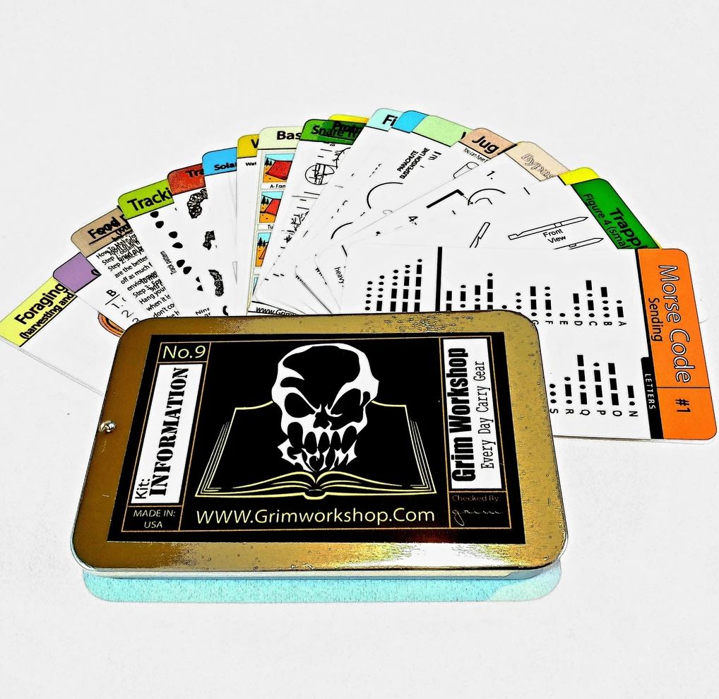 Grim Workshop (20 pc) Advanced Weatherproof Survival Cards — Canadian ...
