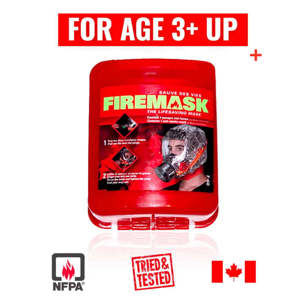 Anti-Smoke Mask FM60 | 60 minutes | FIREMASK — Canadian Preparedness