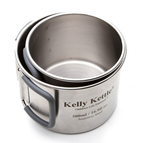 Kelly Kettle 2 Camping Cups- Stainless Steel — Canadian Preparedness