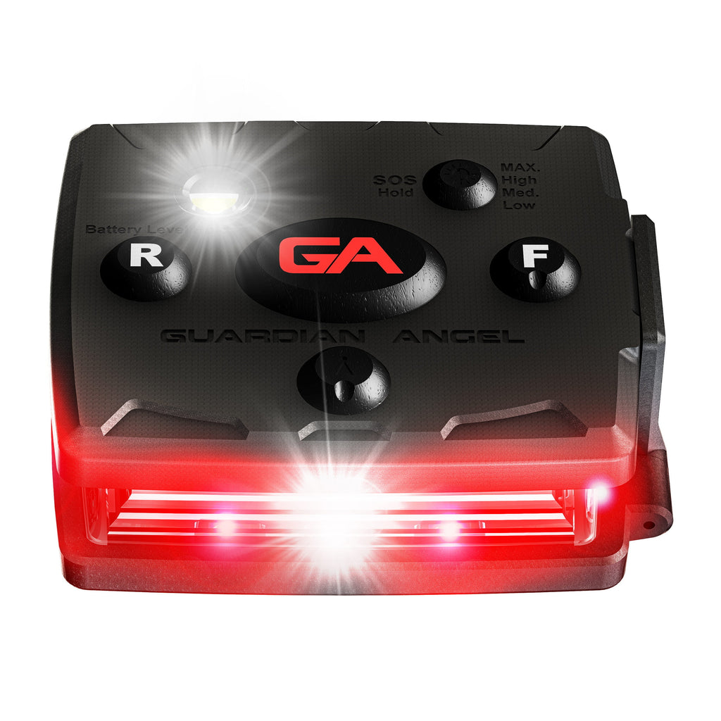 Micro Series Wearable Safety Light (Red/Red) | Guardian Angel ...