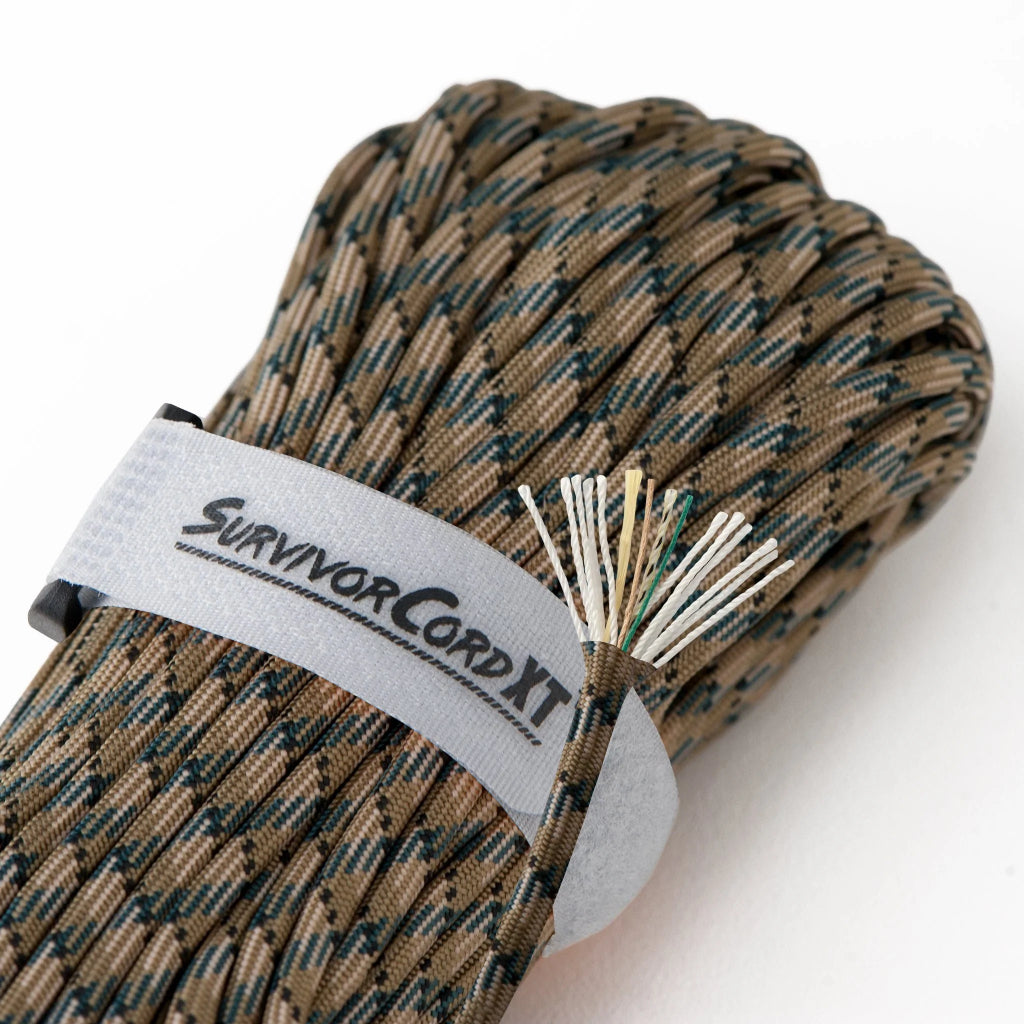 Titan SurvivorCord XT 100 FOOT (Kevlar + Survivorcord) - Forest Camo ...