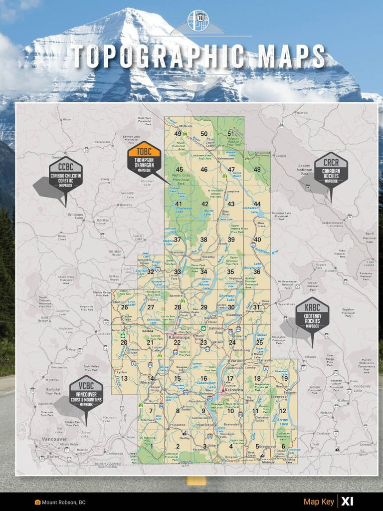 Thompson Okanagan BC Backroad Mapbooks - 6th Edition | BRMB — Canadian ...
